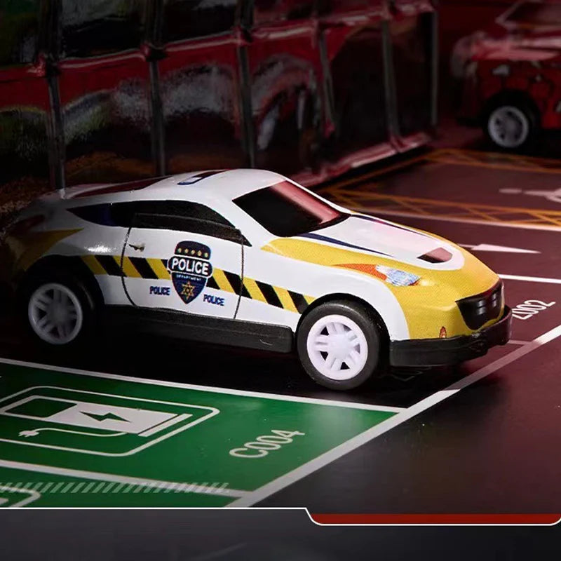 48 Mini Pull-Back Cars with Built-In Garage Set – TheWishCrate